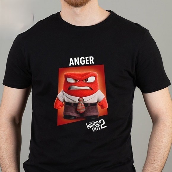 Tops | Retro 9s Inside Out 2 Anger Emotion Graphics Classic Tshirt ...